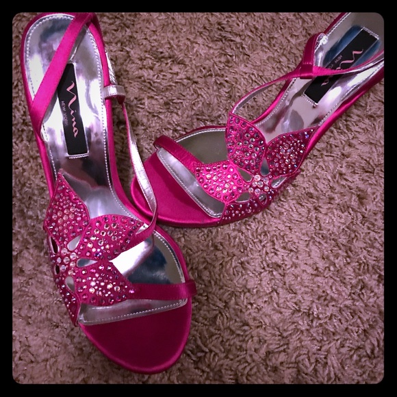 Nina | Shoes | Nina Pink Sparkly Heels | Poshmark